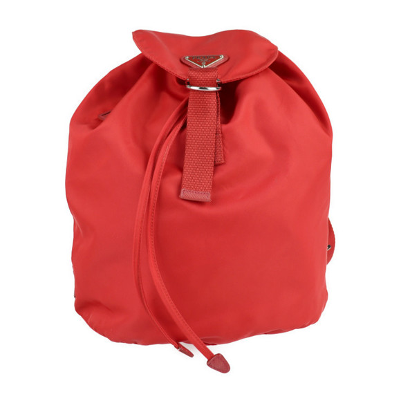 Prada | Bags | Prada Tessuto Nylon Rucksack Red | Poshmark